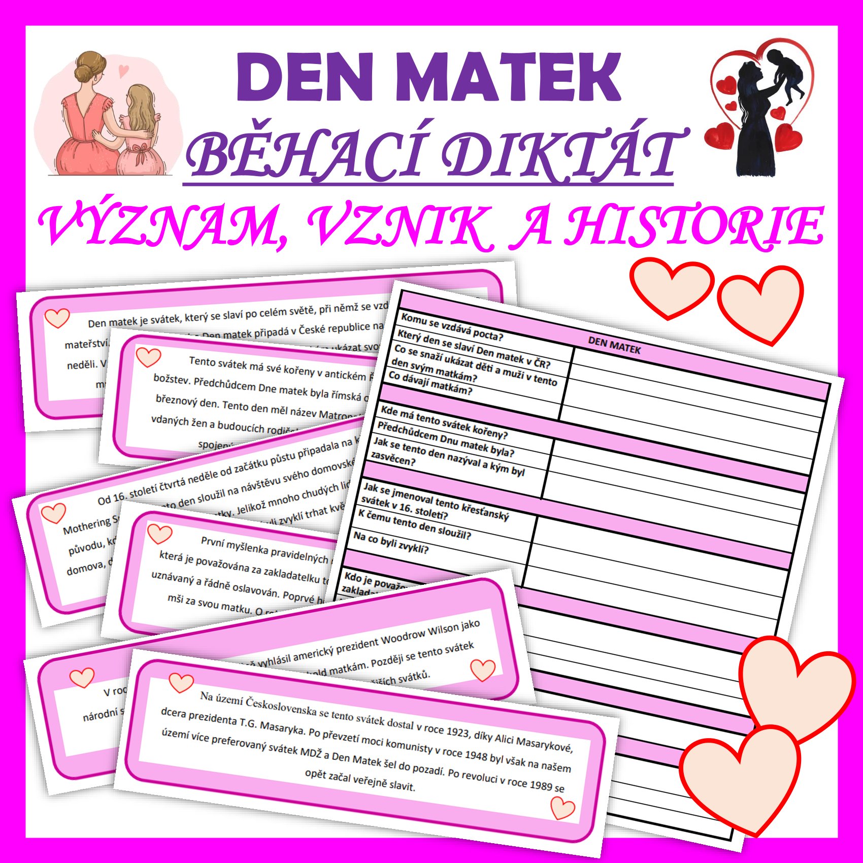 BĚHACÍ DIKTÁT ke DNI MATEK - Český jazyk | UčiteléUčitelům.cz